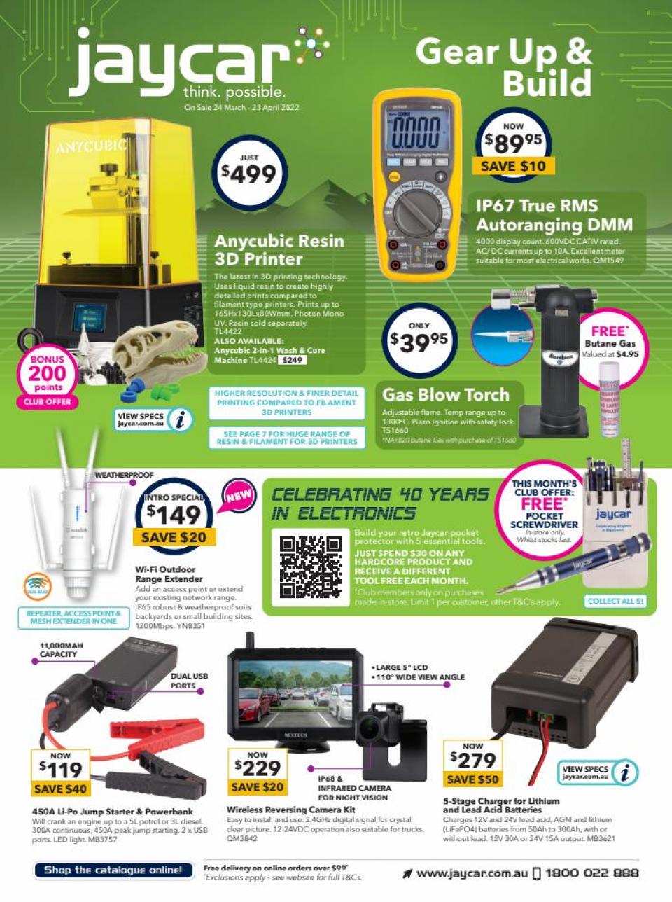 Jaycar Catalogue 24 Mar - 23 Apr 2022 | Catalogue AU