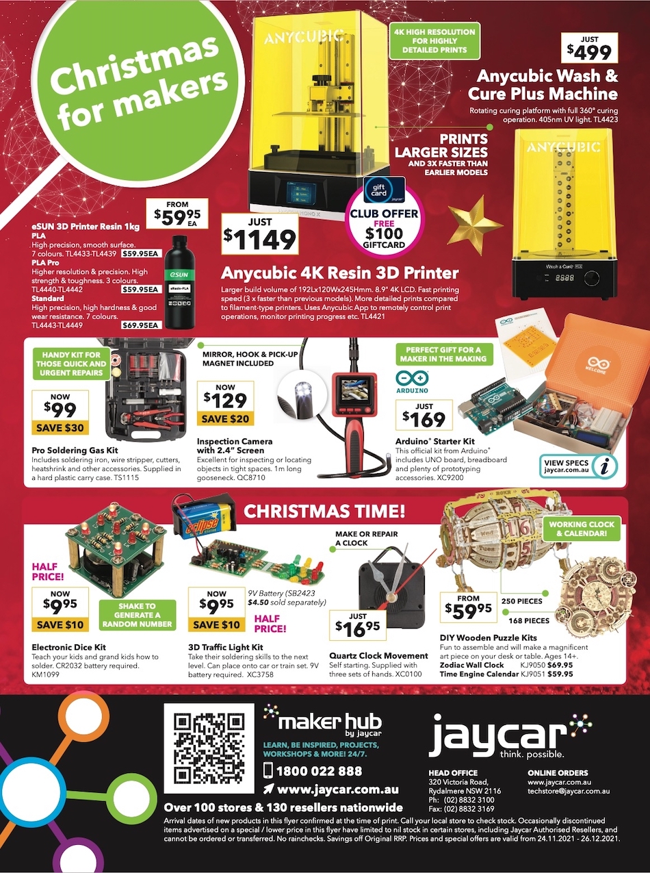 Jaycar Catalogue 24 Nov - 26 Dec 2021 | Catalogue AU