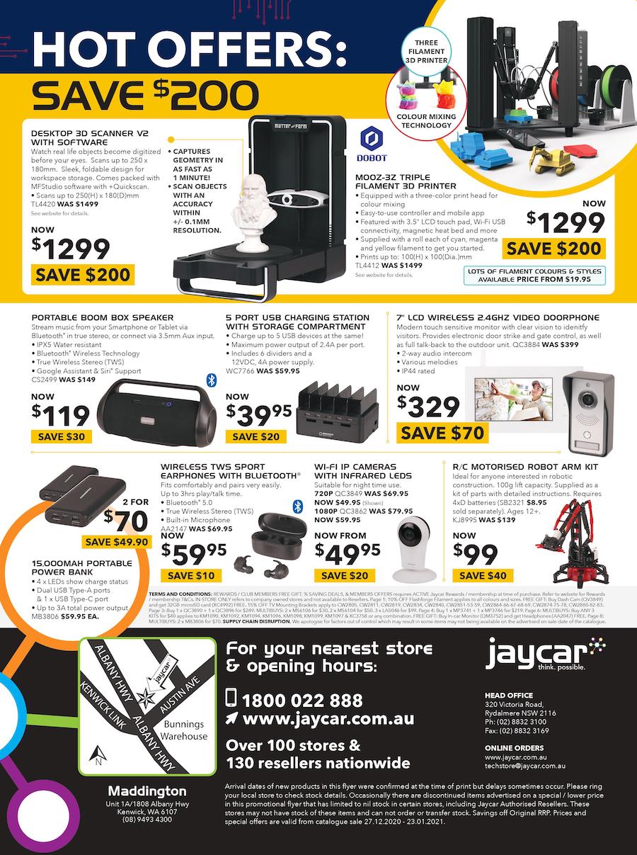 Jaycar Catalogue 27 Dec 2020 - 23 Jan 2021 - Catalogue AU