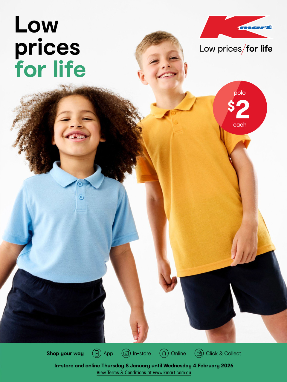 Kmart Catalogue January 7 - February 4, 2026 Low Prices for Life - Back ...