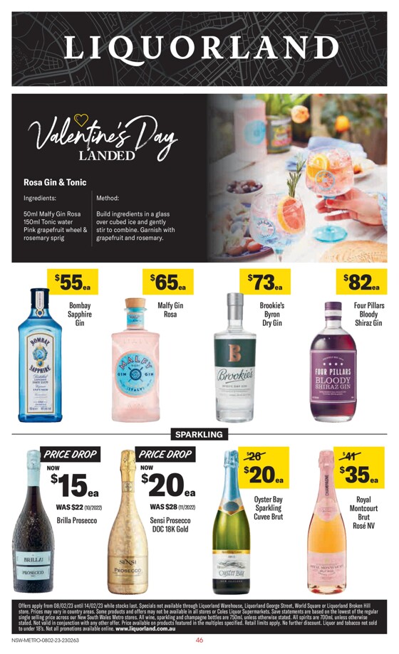Liquorland Catalogue Valentines Day Feb 2023 - Catalogue AU