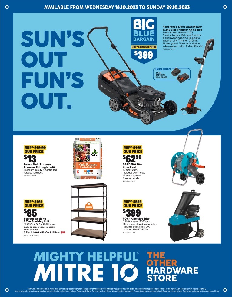 Mitre 10 Catalogue 18 - 29 Oct 2023 | Catalogue AU