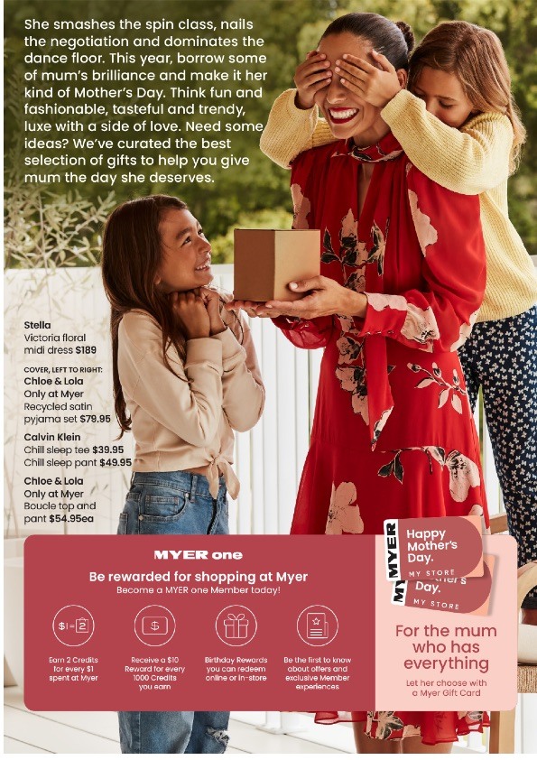 Myer Catalogue Mother's Day 2023 | Catalogue AU