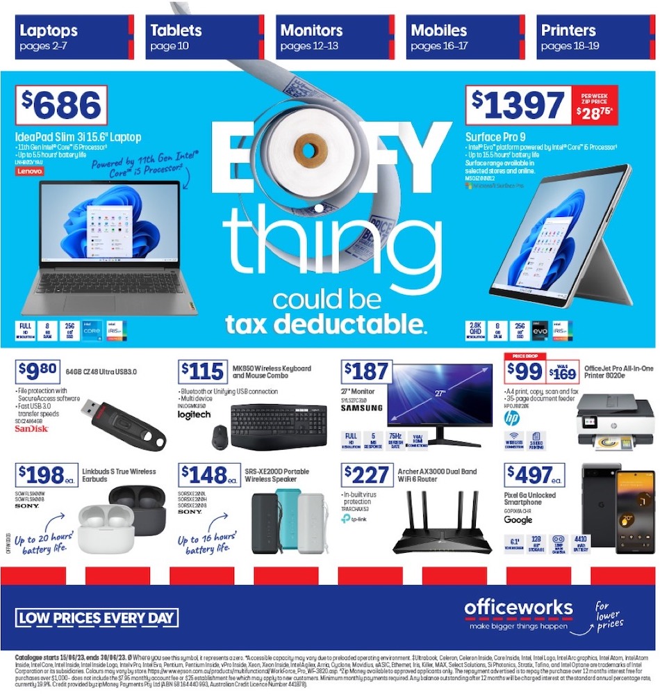 Officeworks Catalogue EOFY Jun 2023 | Catalogue AU