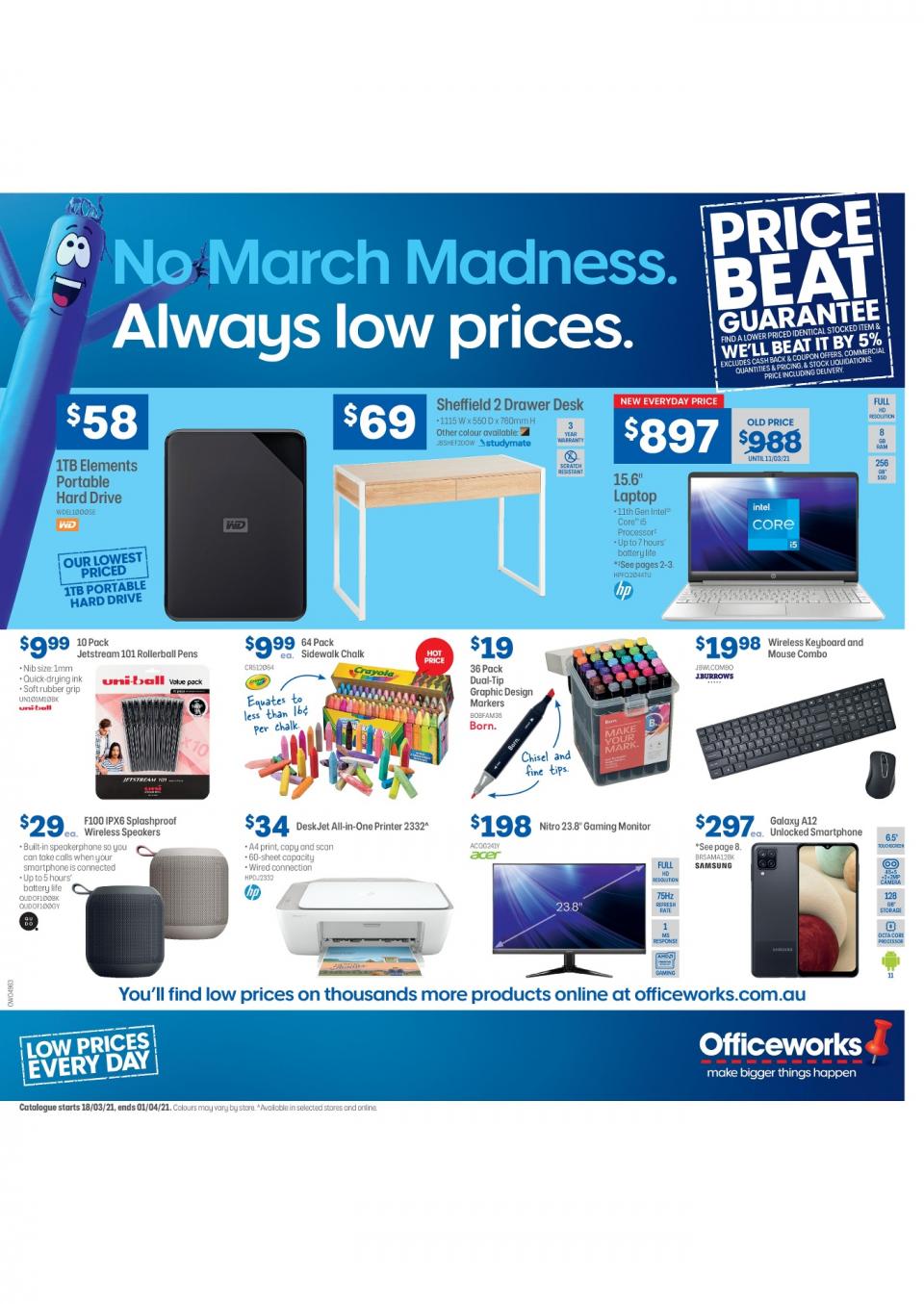 Officeworks Catalogue 18 Mar - 1 Apr 2021 | Catalogue AU