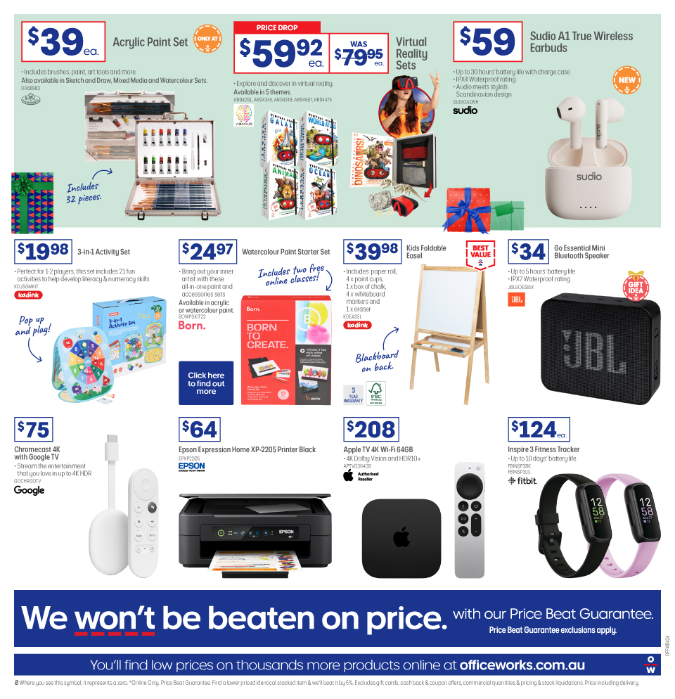 Officeworks Catalogue Christmas 30 Nov - 24 Dec 2023 | Catalogue AU