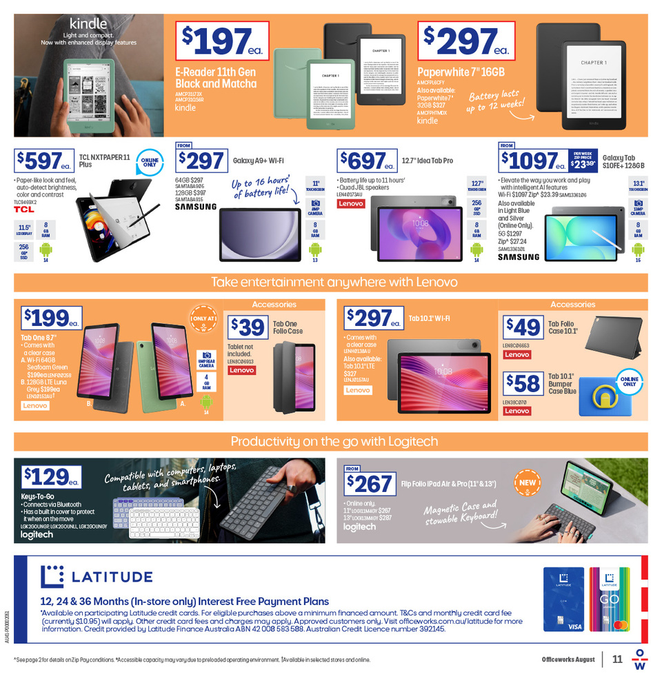 Officeworks Catalogue August 6 - 20, 2025 We Won't be Beaten on Price ...