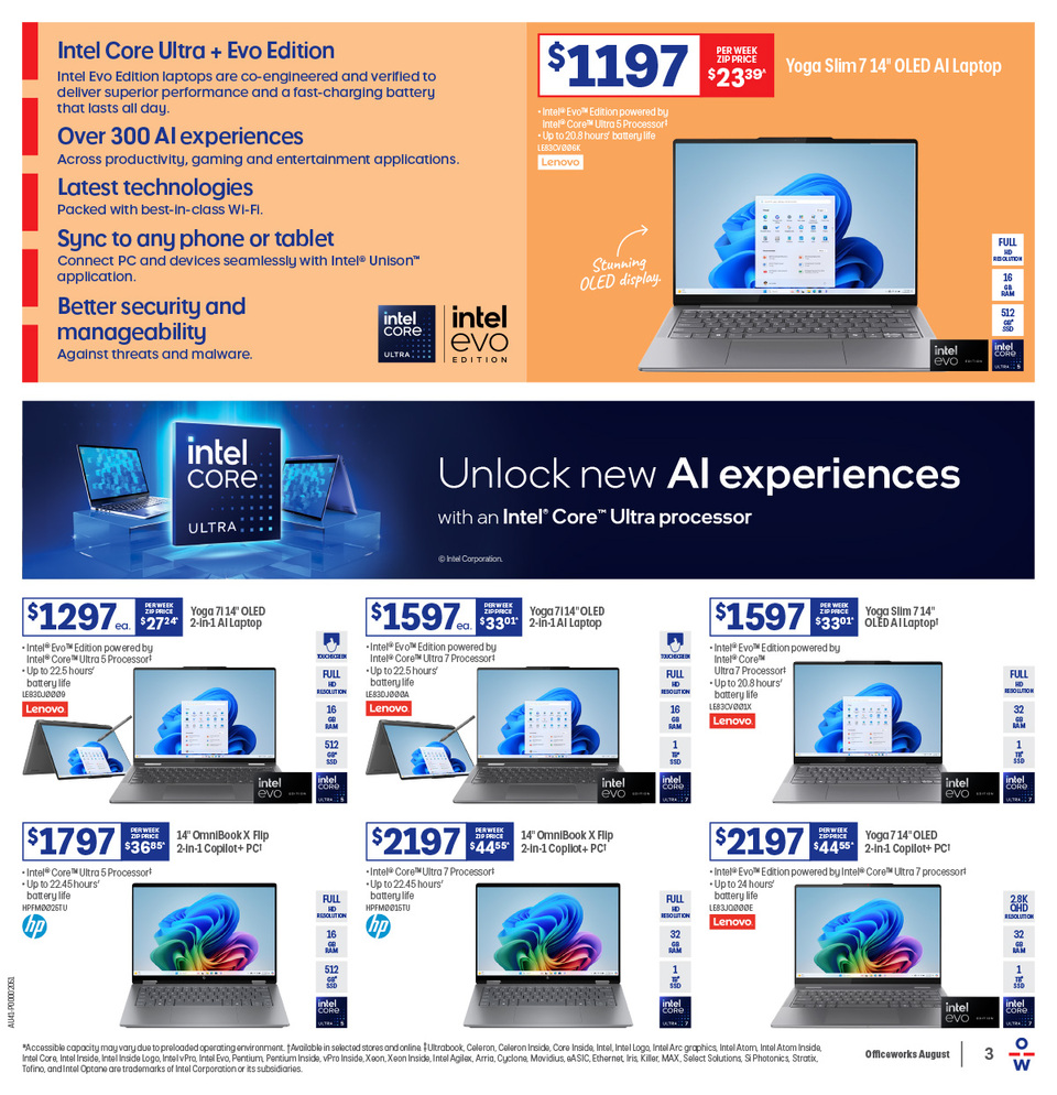 Officeworks Catalogue August 6 - 20, 2025 We Won't be Beaten on Price ...