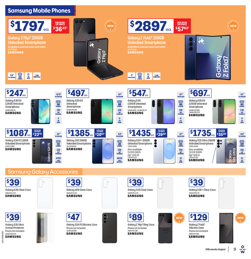 Officeworks Catalogue August 6 - 20, 2025 We Won't be Beaten on Price ...