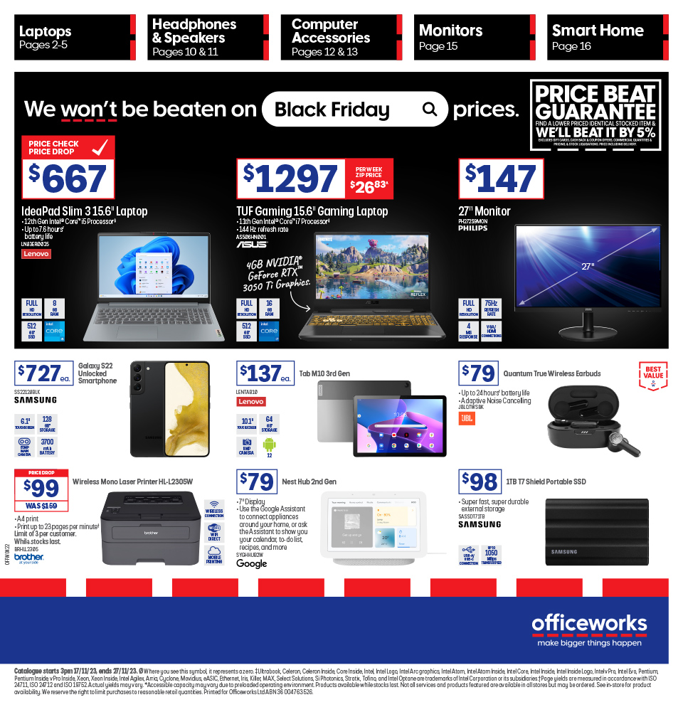 Officeworks Catalogue Black Friday 2023 | Catalogue AU