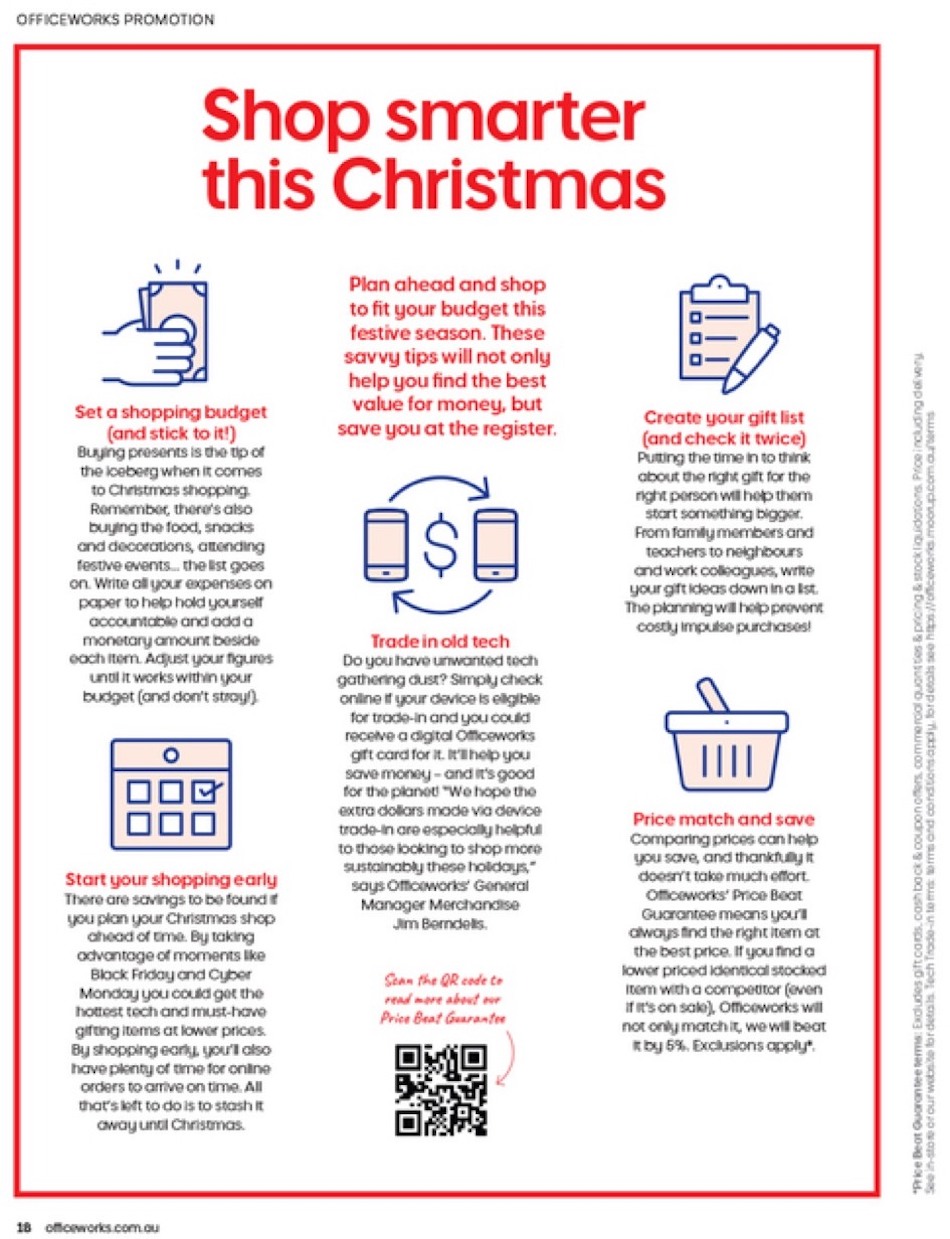 Officeworks Catalogue Christmas Magazine 2023 | Catalogue AU