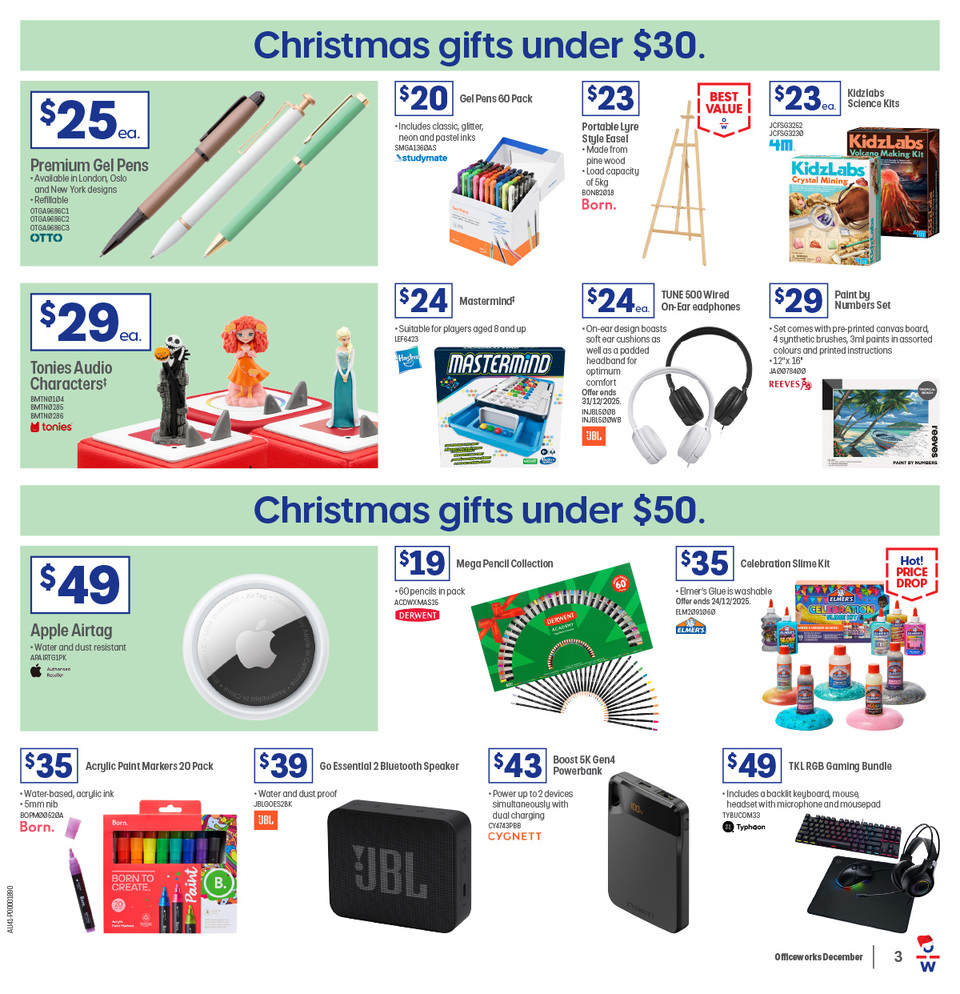Officeworks Catalogue December 3 - 24, 2025 Get the Latest Christmas ...