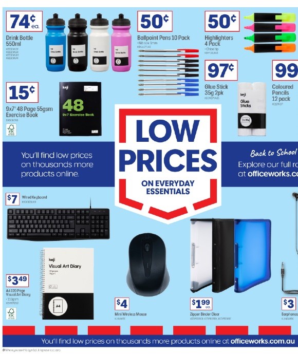 Officeworks Catalogue School Jan 2023 - Catalogue AU