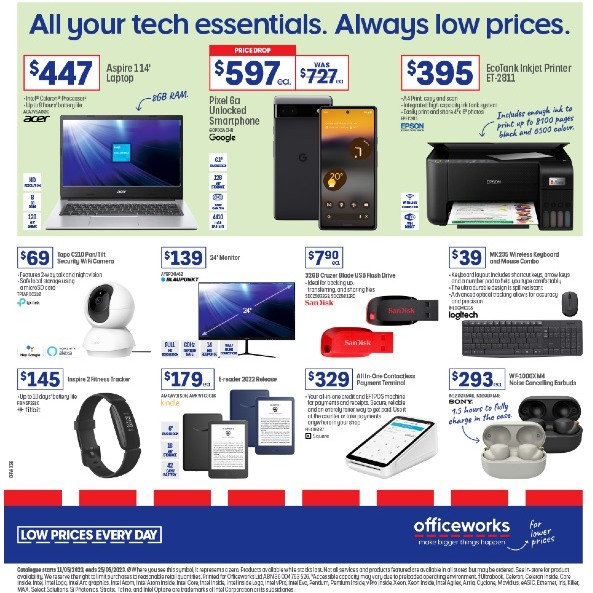 Officeworks Catalogue Tech 11 - 25 May 2023 | Catalogue AU