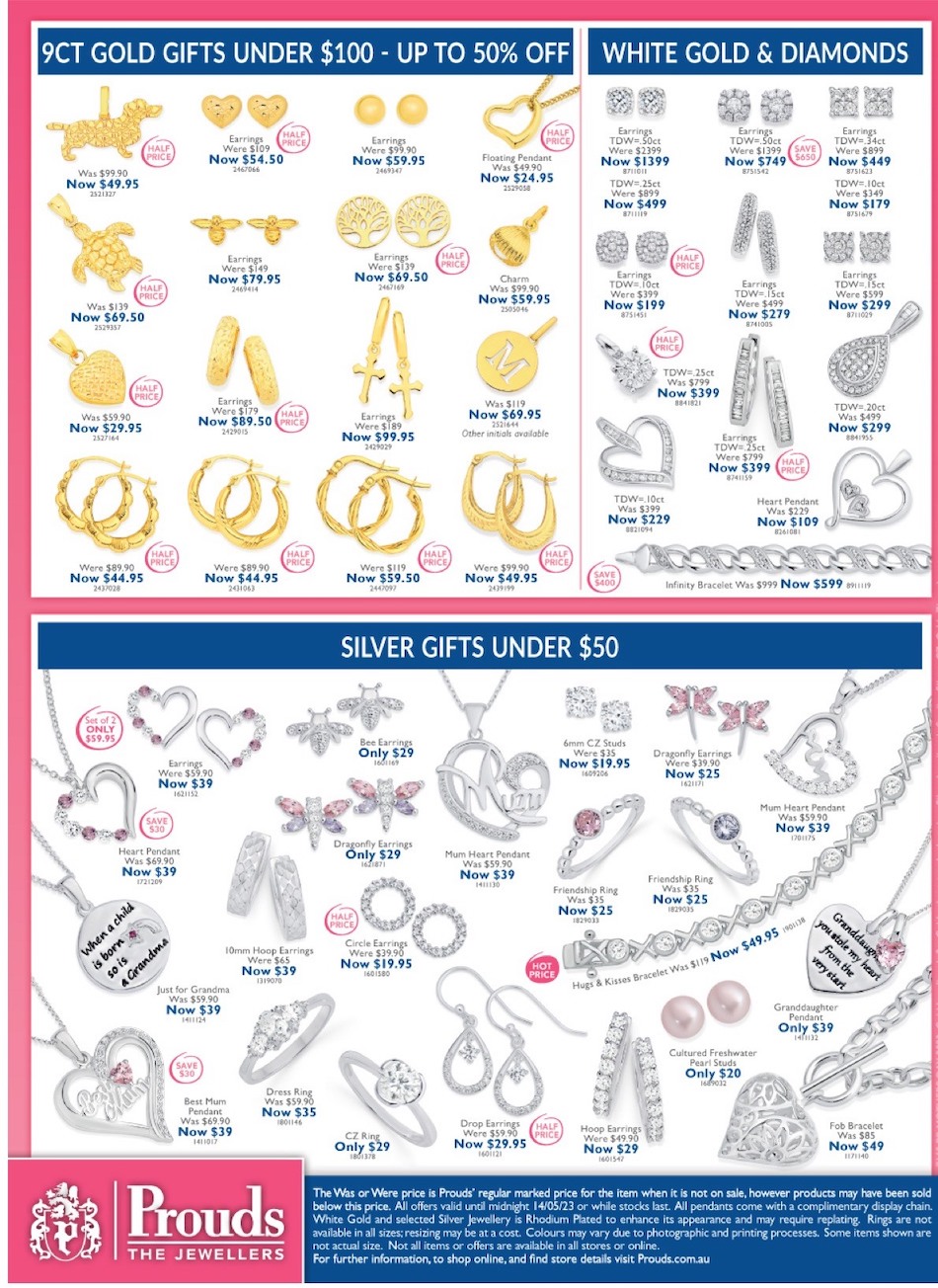 Prouds Catalogue Mother's Day 2023 | Catalogue AU