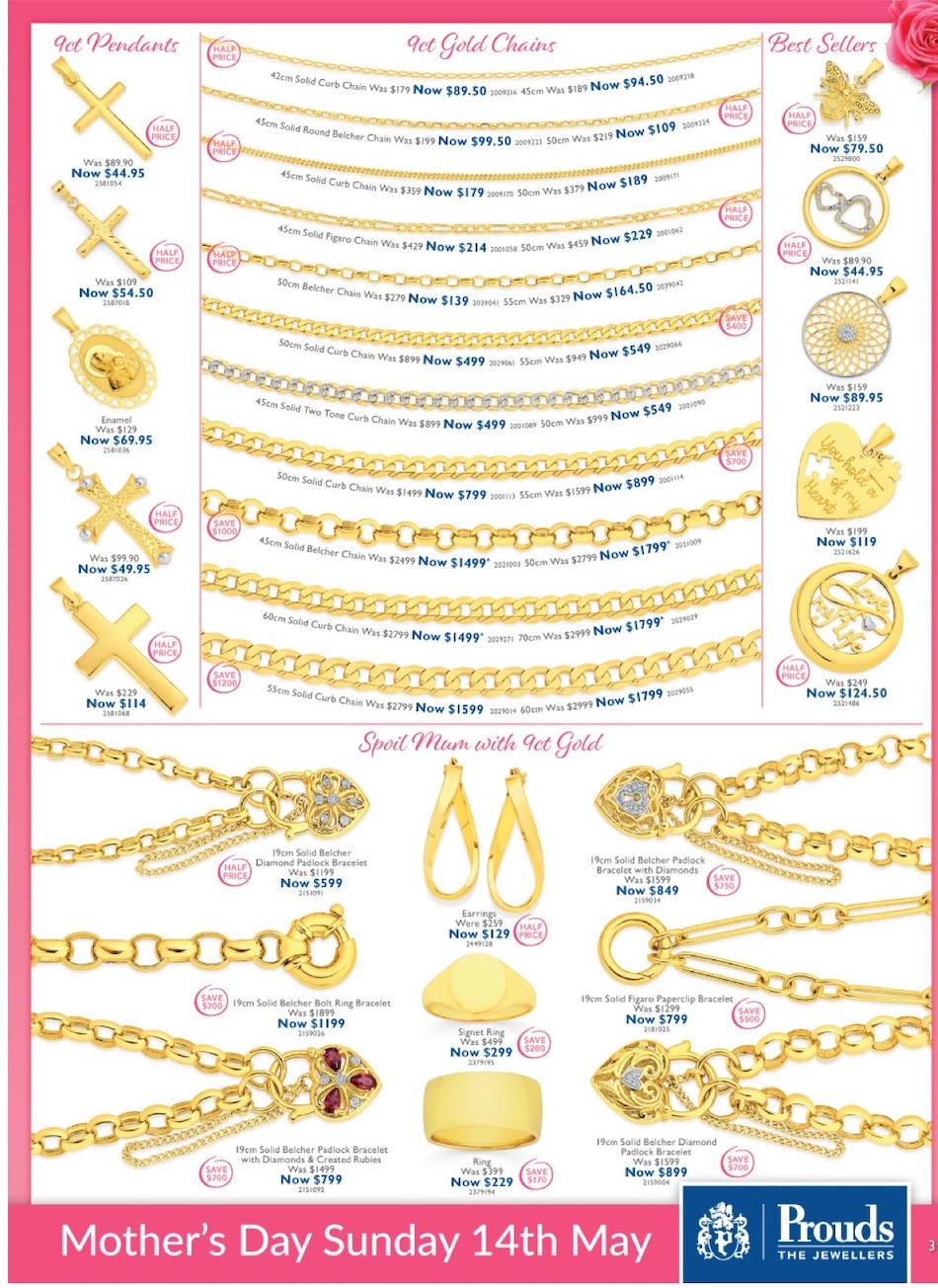 Prouds Catalogue Mother's Day 2023 - Catalogue AU