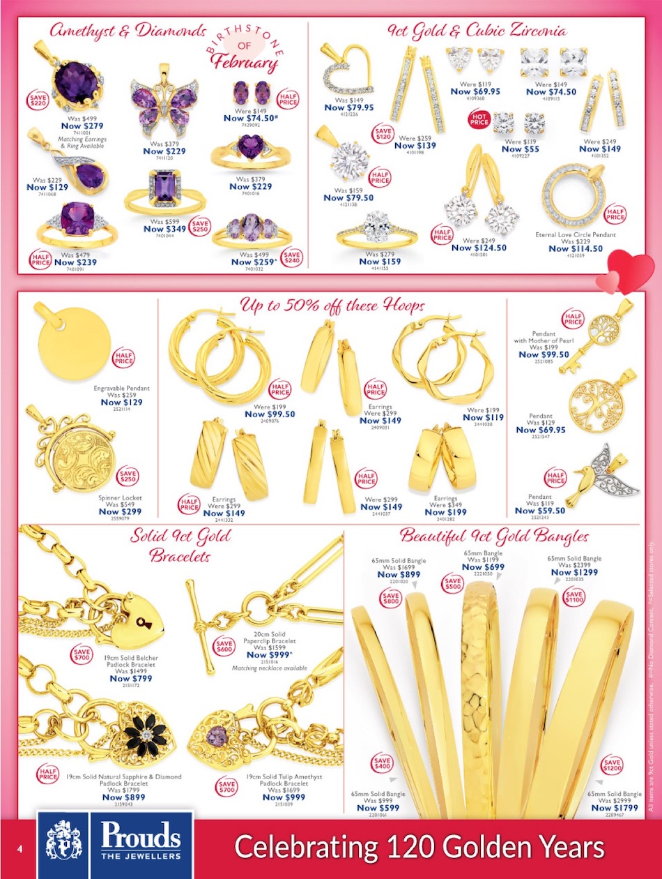 Prouds Catalogue Valentine's Day 2023 | Catalogue AU