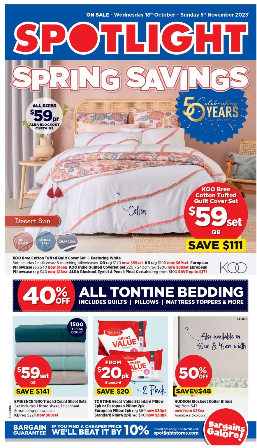 Spotlight Catalogue Spring 18 Oct - 5 Nov 2023 | Catalogue AU