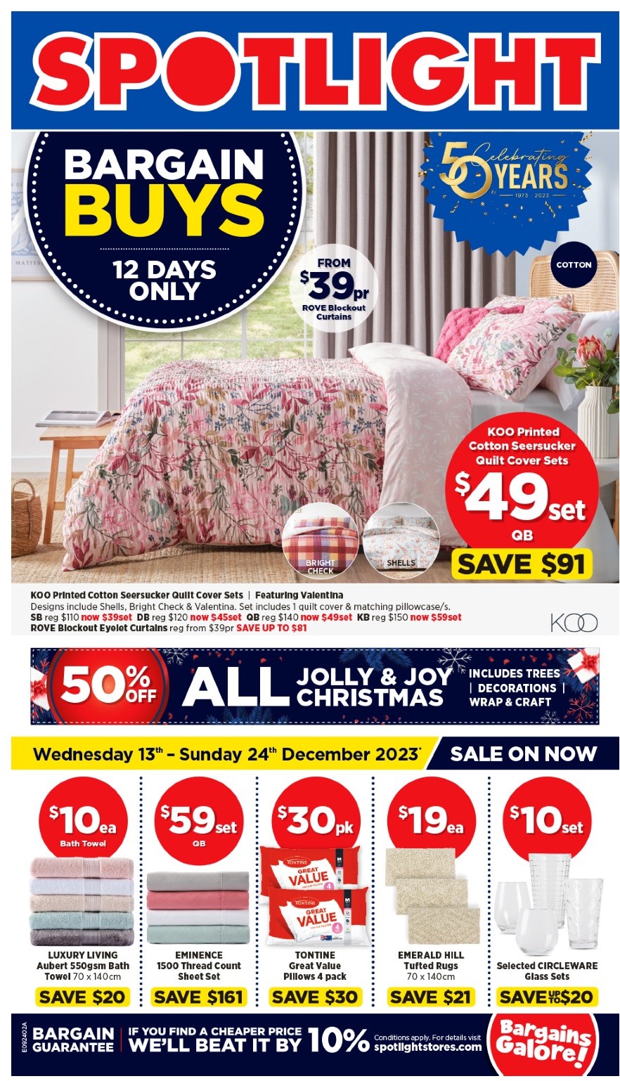 Spotlight Catalogue Christmas 13 - 24 Dec 2023 | Catalogue AU