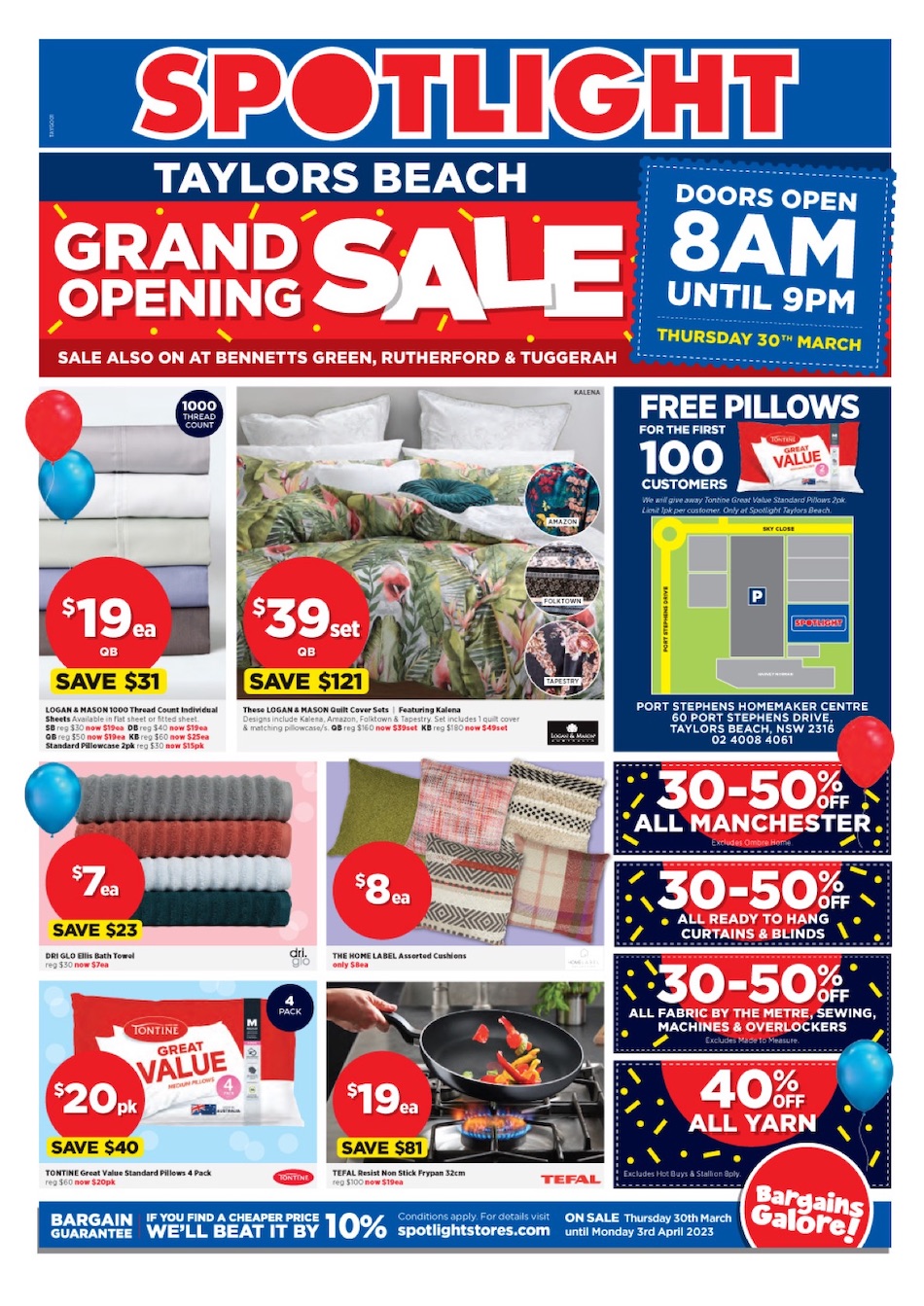 Spotlight Catalogue Grand Opening 30 Mar - 3 Apr 2023 | Catalogue AU