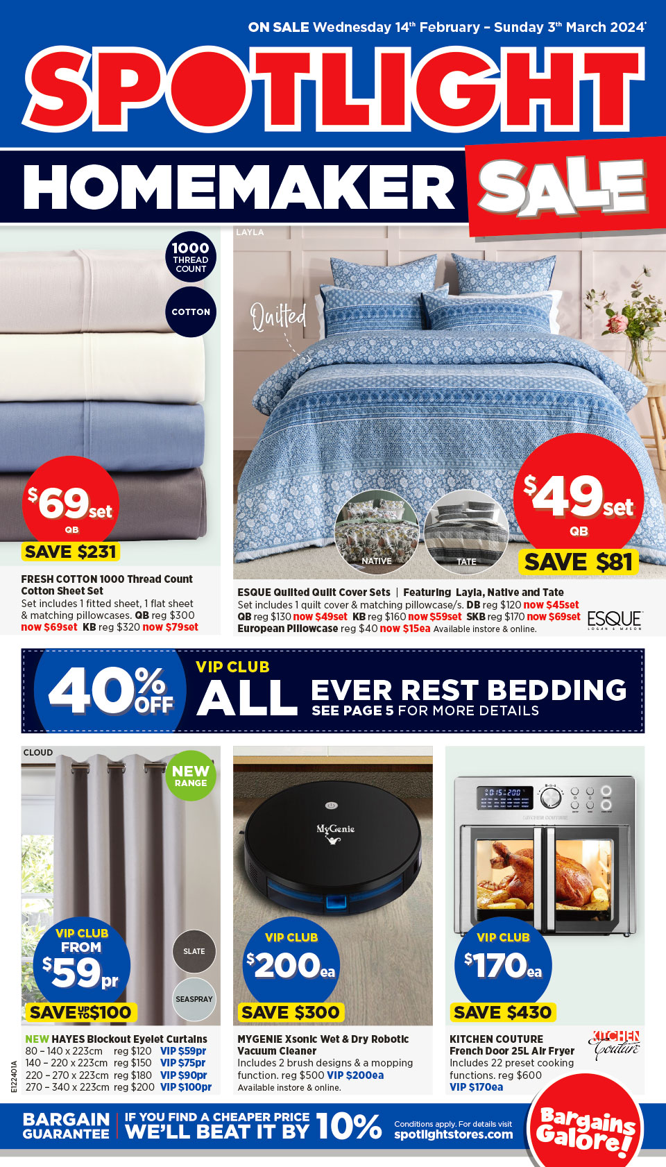 Spotlight Catalogue Homemaker 14 Feb - 3 Mar 2024 - Catalogue AU