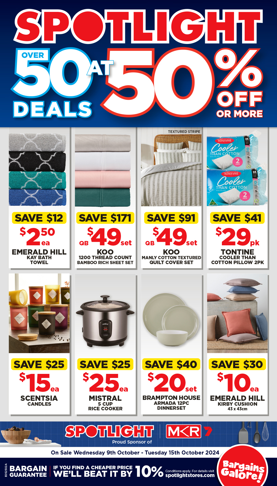 Spotlight Catalogue October 8 - 15, 2024 Over 50 Deals At 50% Off Or ...