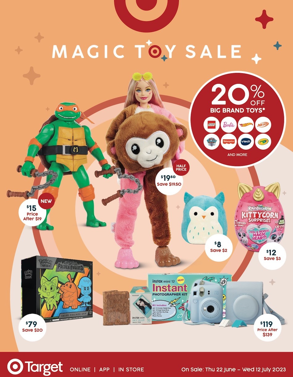 Target Catalogue Toys 22 Jun - 12 Jul 2023 | Catalogue AU
