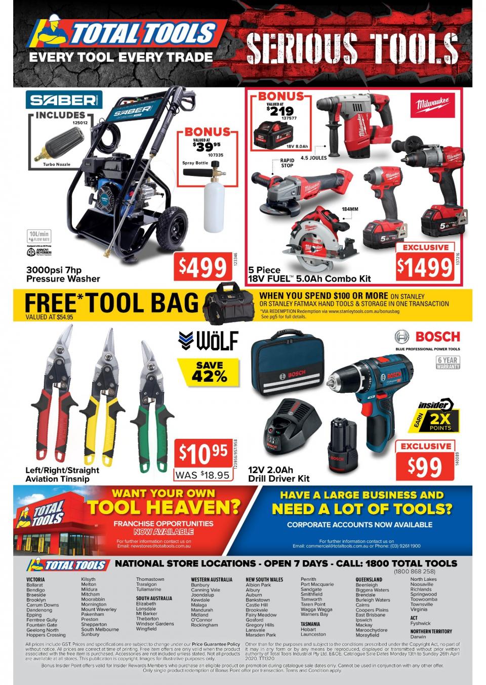 Total Tools Catalogue 13 - 26 Apr 2020 | Catalogue AU