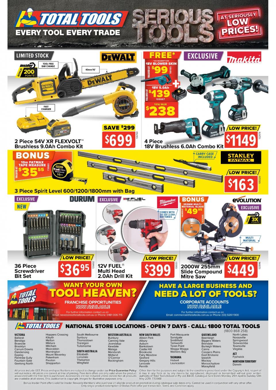 Total Tools Catalogue 29 Apr - 12 May 2019 | Catalogue AU