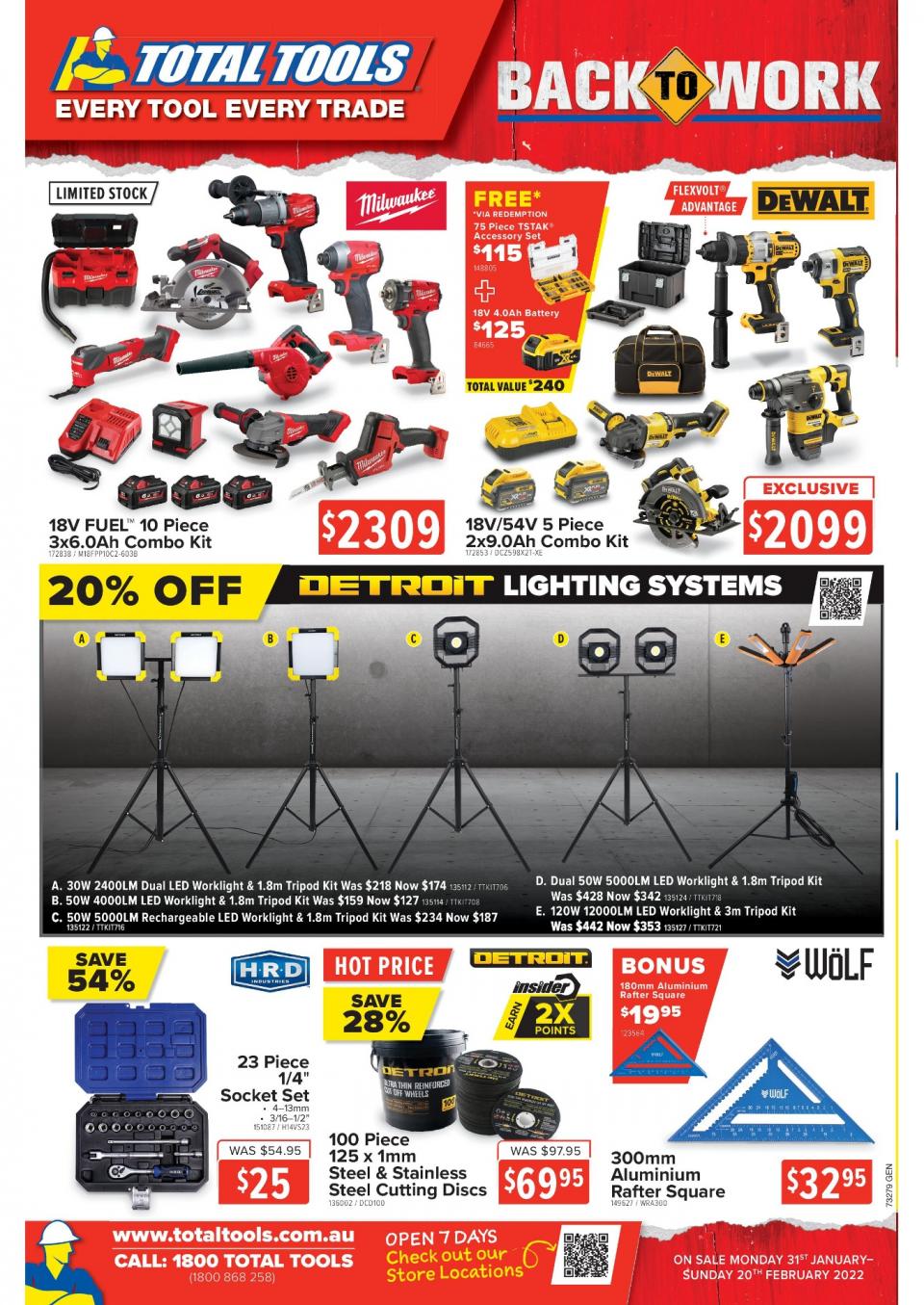 Total Tools Catalogue 31 Jan - 20 Feb 2022 | Catalogue AU
