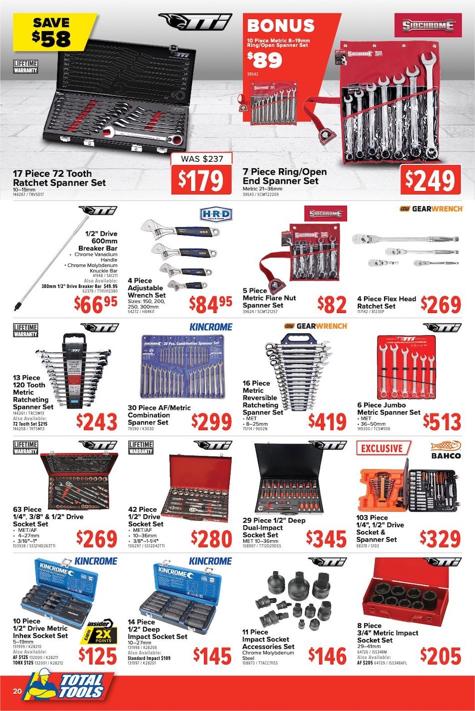 Total Tools Catalogue 16 Aug - 4 Sep 2022 | Catalogue AU