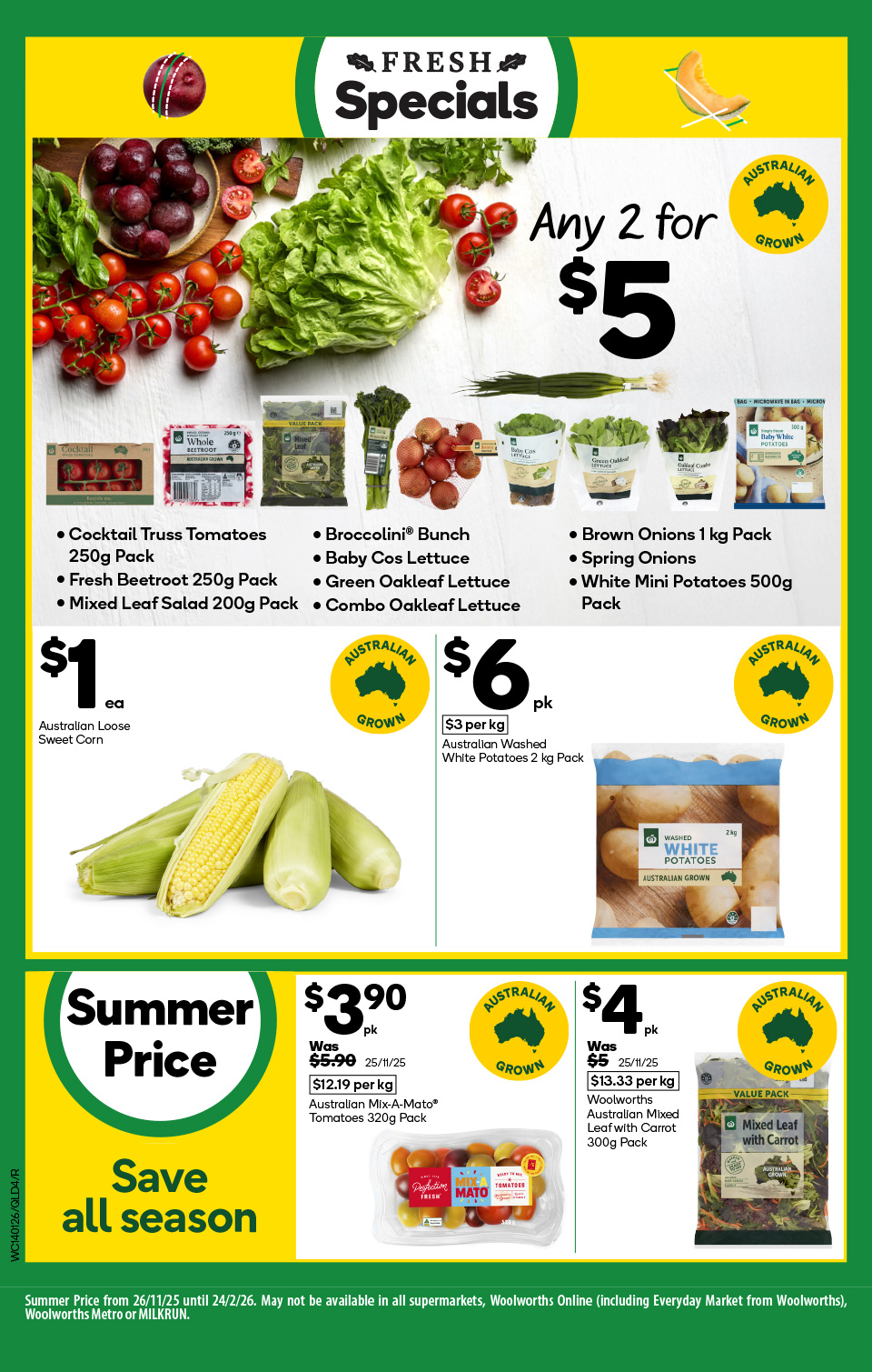 Weekly Woolworths Catalogue January 13 - 20, 2026 QLD | Catalogue AU