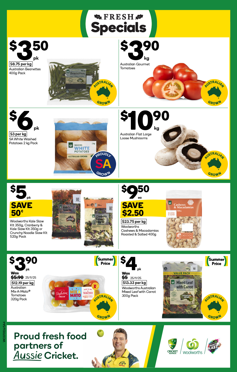 Weekly Woolworths Catalogue January 7 - 13, 2026 SA | Catalogue AU